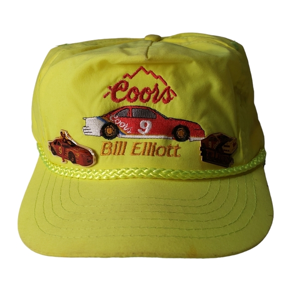 Nascar | Accessories | Vintage Nascar Racing Hat Coors Bill Elliott ...